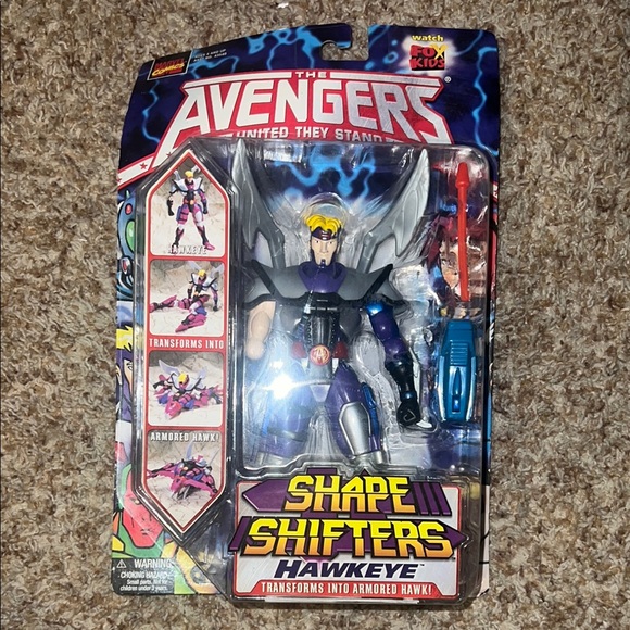 Toys | Toybiz Marvel Shape Shifters Avengers Mighty Hawkeye ...